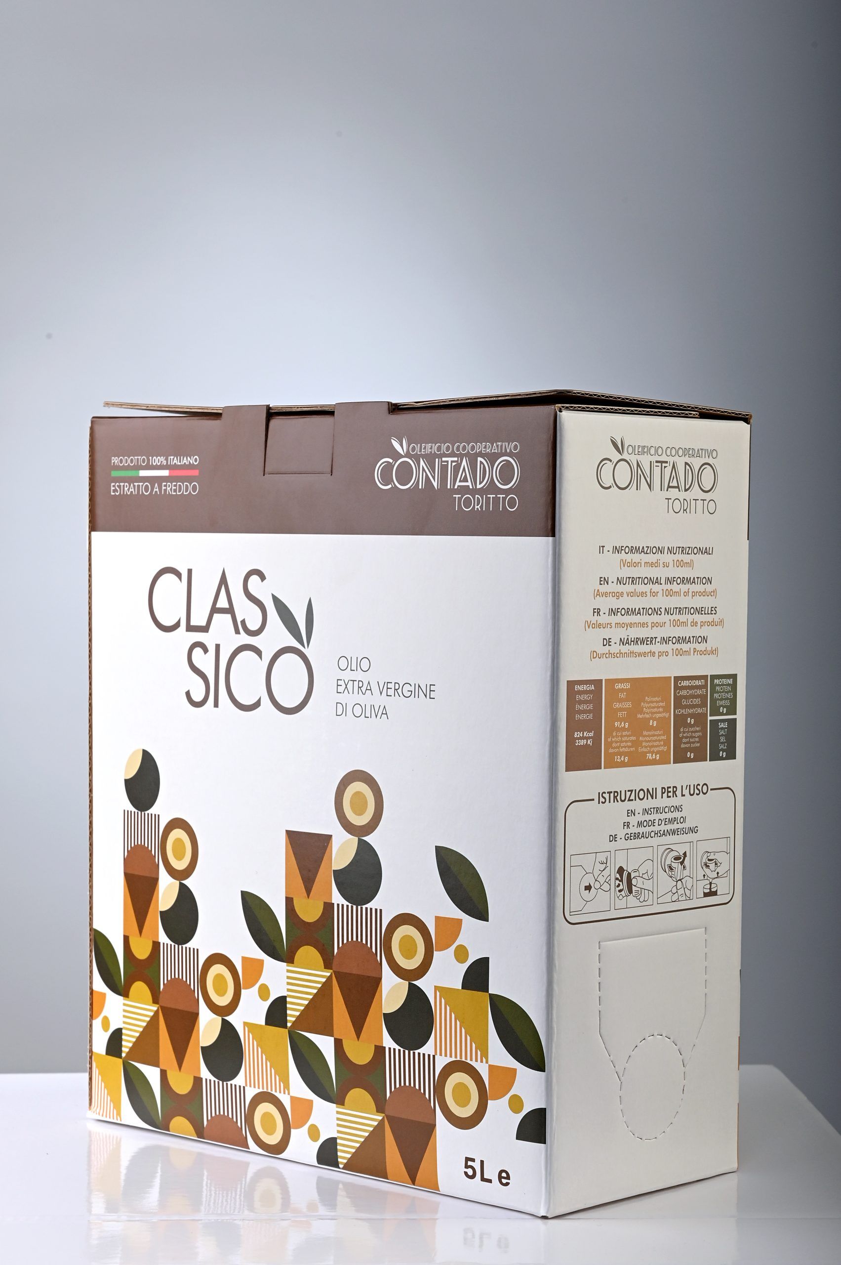 Olio Extra Vergine di Oliva - Pack 2 bag in box da 5L - Prodotti Del ...